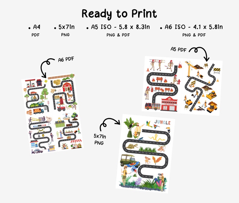 Vehicle Finger Tracing Flashcards for Your Calm Down Corner Kit, Kids ...