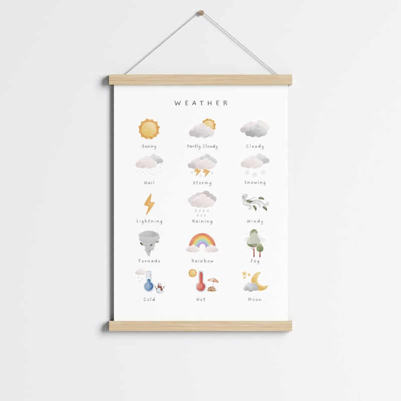Weather Chart - Etsy