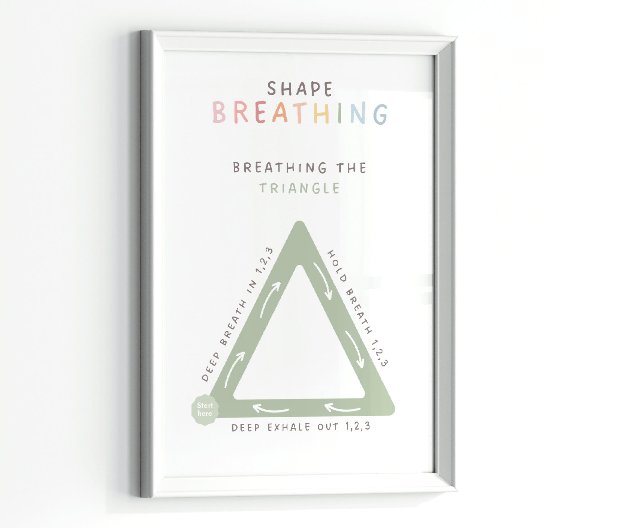 Calming Classroom Posters With Safe Space Signs and Breathing Exercises ...