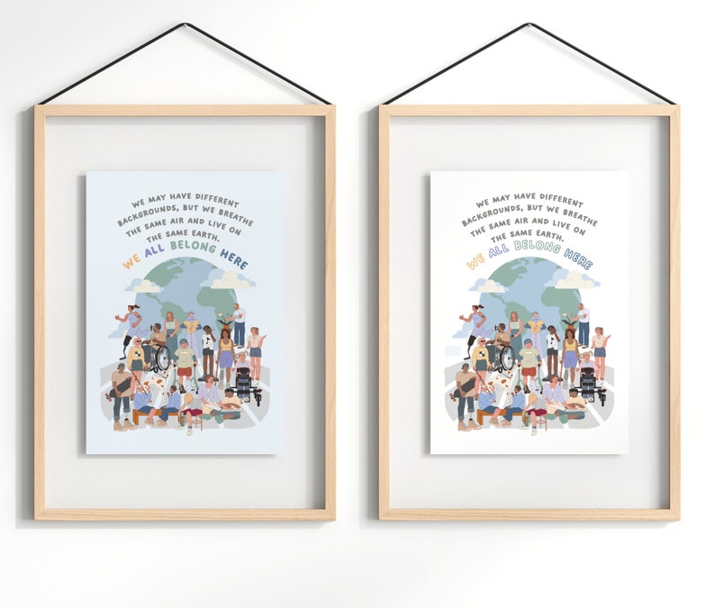 Disability Inclusion & Diversity Posters for Office, School Counselor ...