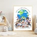 We All Belong Here Poster, Inclusion Posters School Counselor, Social ...
