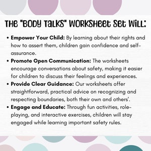 Kids Body Safety, Boundaries & Consent "body Talks" - A Comprehensive ...