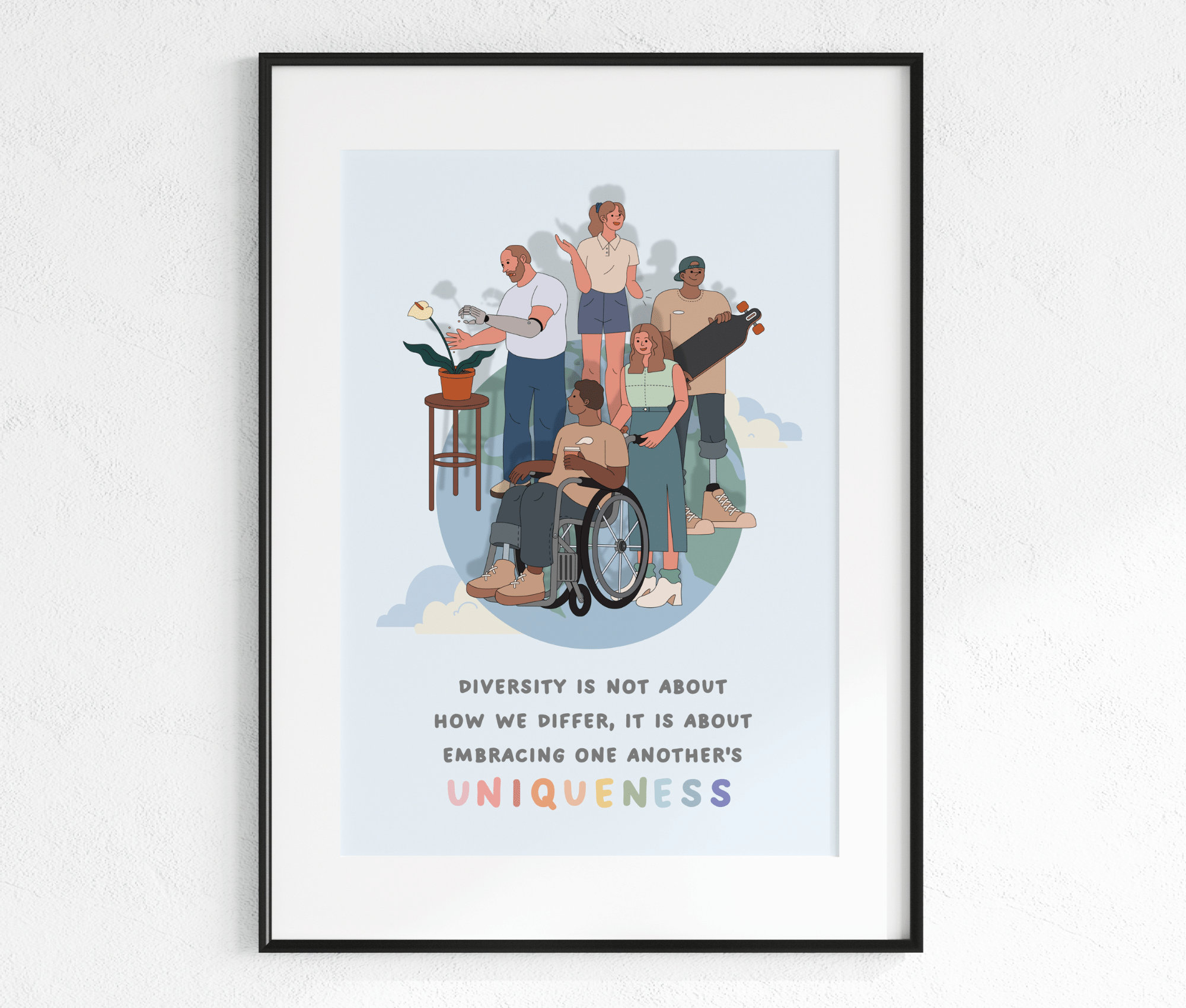 Diversity and Inclusion Posters, Therapy Office Decor, School Counselor ...