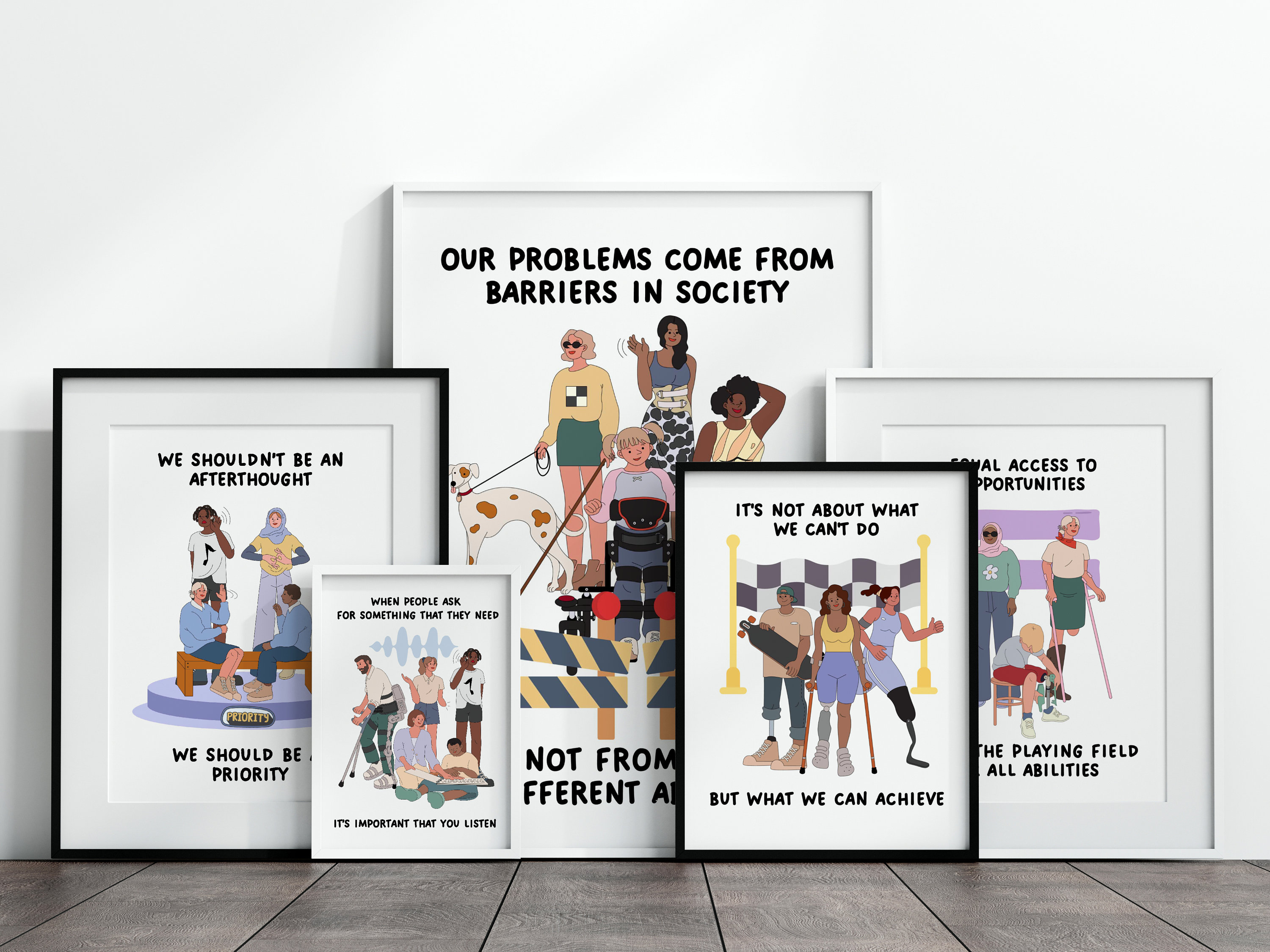 Inclusion & Diversity Disability Awareness Posters for Office, School ...