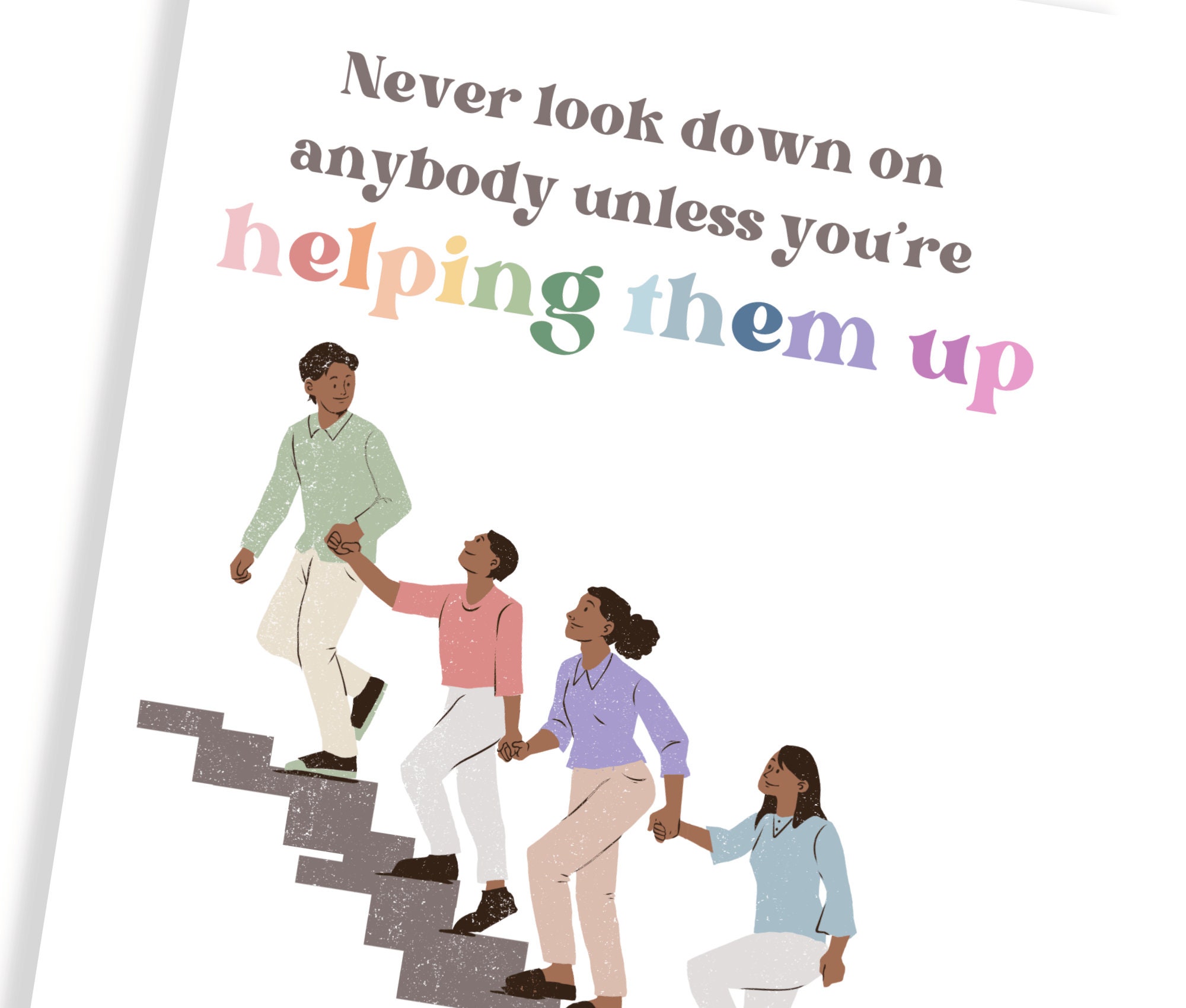 Diversity Inclusion Posters for Office, School Counselor, Social Worker ...