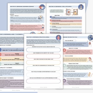 Reacting Vs Responding Communication and Emotional Regulation Skills ...