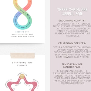 Finger Tracing and Breathing Exercise Calm Down Cards and Posters ...