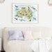 Australian Animals Map Print for Classroom Wall Decor, Educational Kids ...