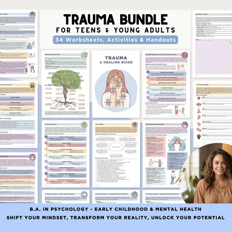 Trauma Workbook - Etsy
