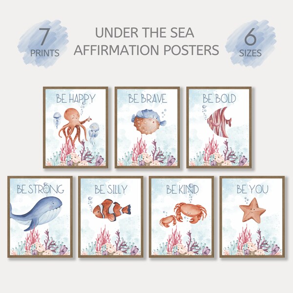Sea Creature Cards - Etsy Canada