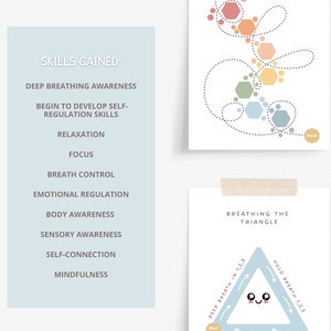 Flash Cards for Breathing Exercises and Finger Tracing Communication ...