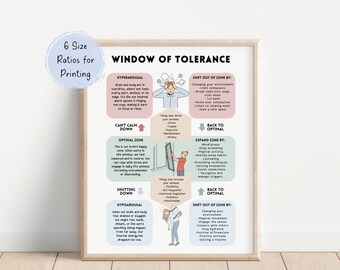 Window of Tolerance Print - Etsy