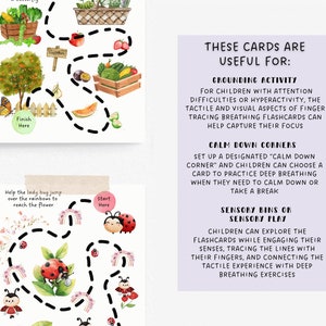 Finger Tracing Flash Cards With Cute Bugs for Your Calm Down Corner Kit ...