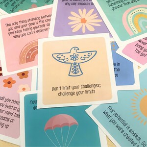Affirmation Cards With Inspirational Quotes, Mindfulness Cards ...