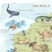 Australian Animals Map Print for Classroom Wall Decor, Educational Kids ...