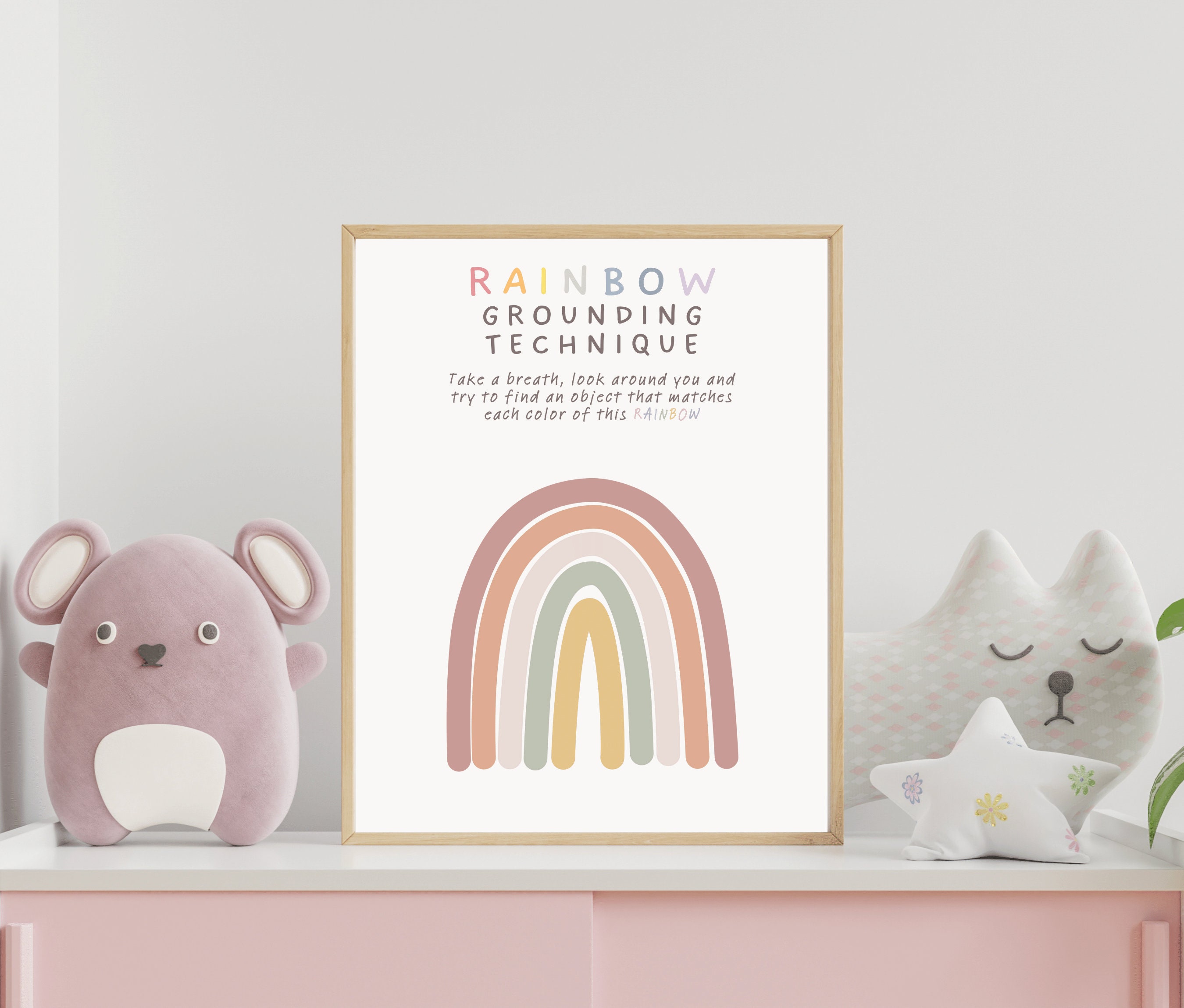 6 Calm Corner Earth Tone Posters Emotional Learning Resources, Calming ...