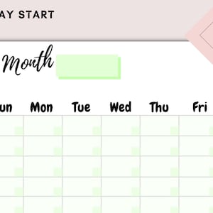 PASTEL 2023 Monthly Planner Printable 2023 Planner Undated - Etsy