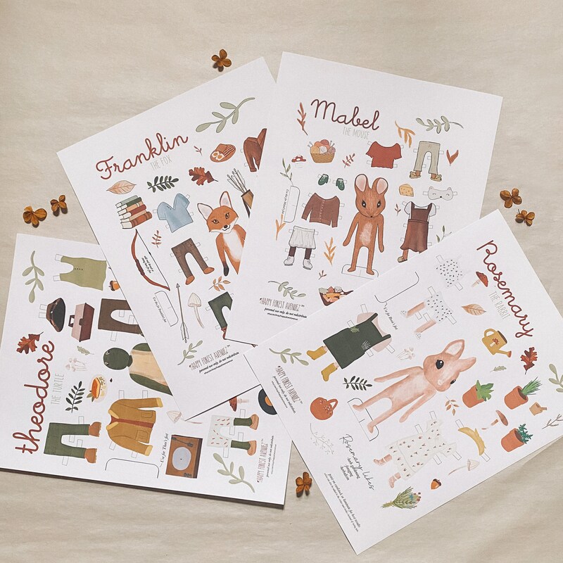 Paper Dolls Penpals - Etsy