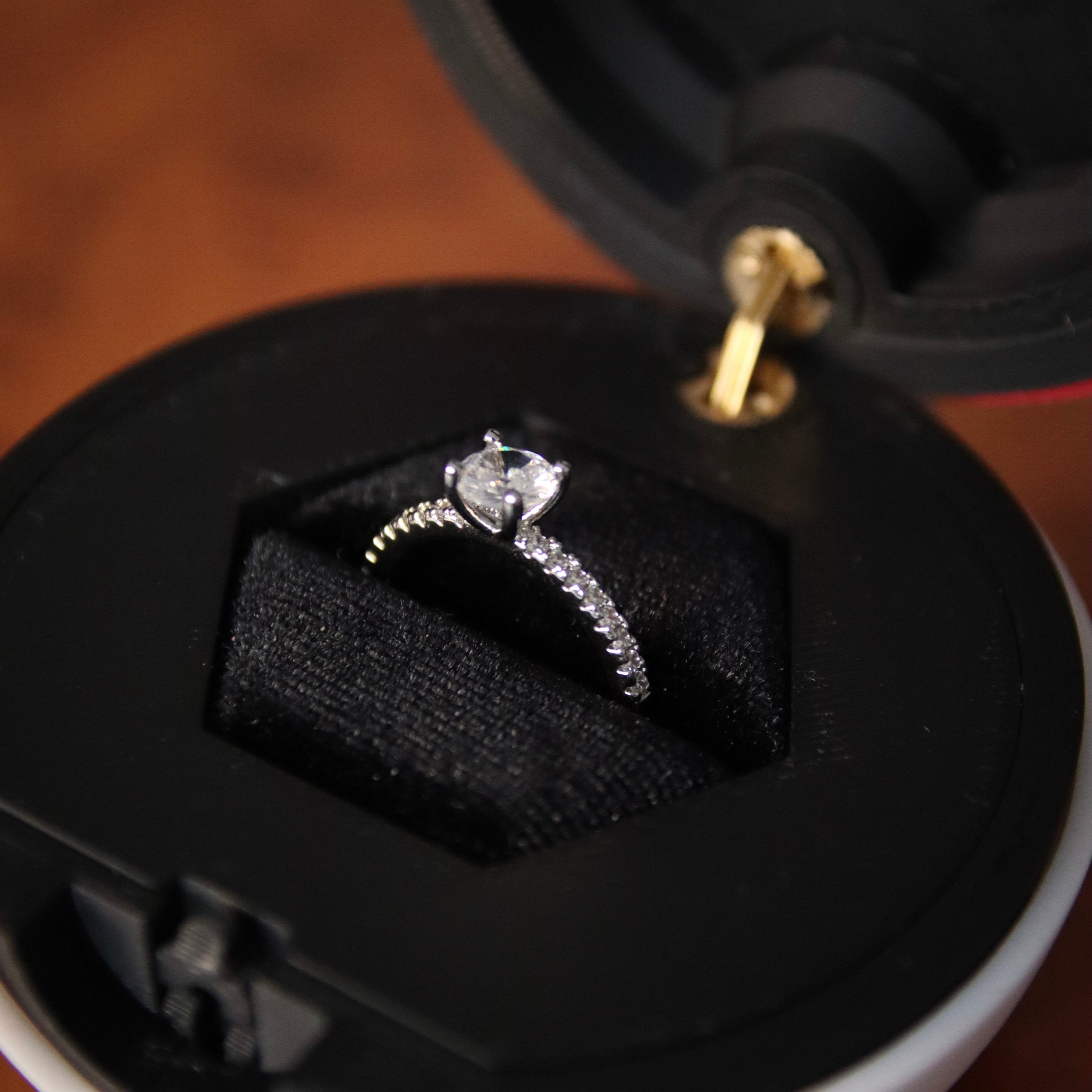 Pokeball Engagement Ring Box Personalised Jewellery Box Engagement Ring ...