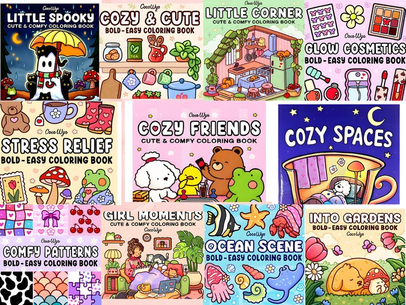 Colorear Coco Wyo (11 libros en PDF) - Libro para colorear acogedor ...
