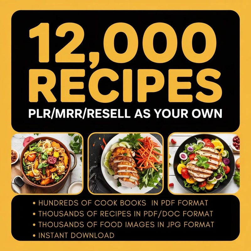 Pdf Recipe Template - Etsy