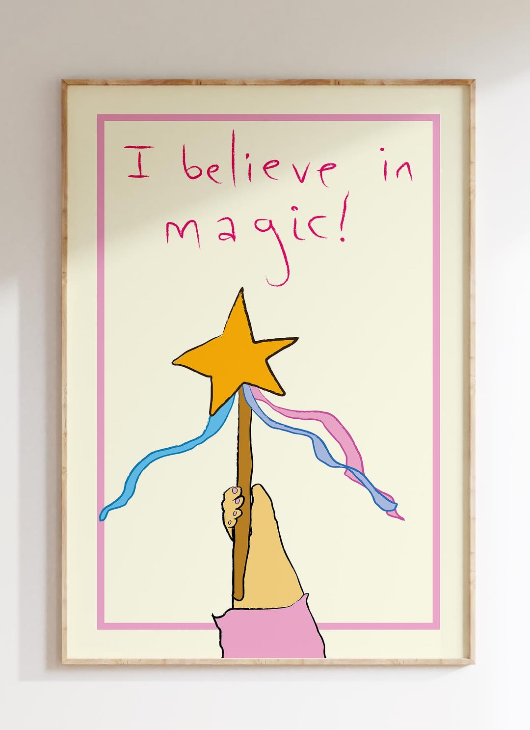 I Believe in Magic Kids Print Kids Fantasy Art Magical Worlds - Etsy