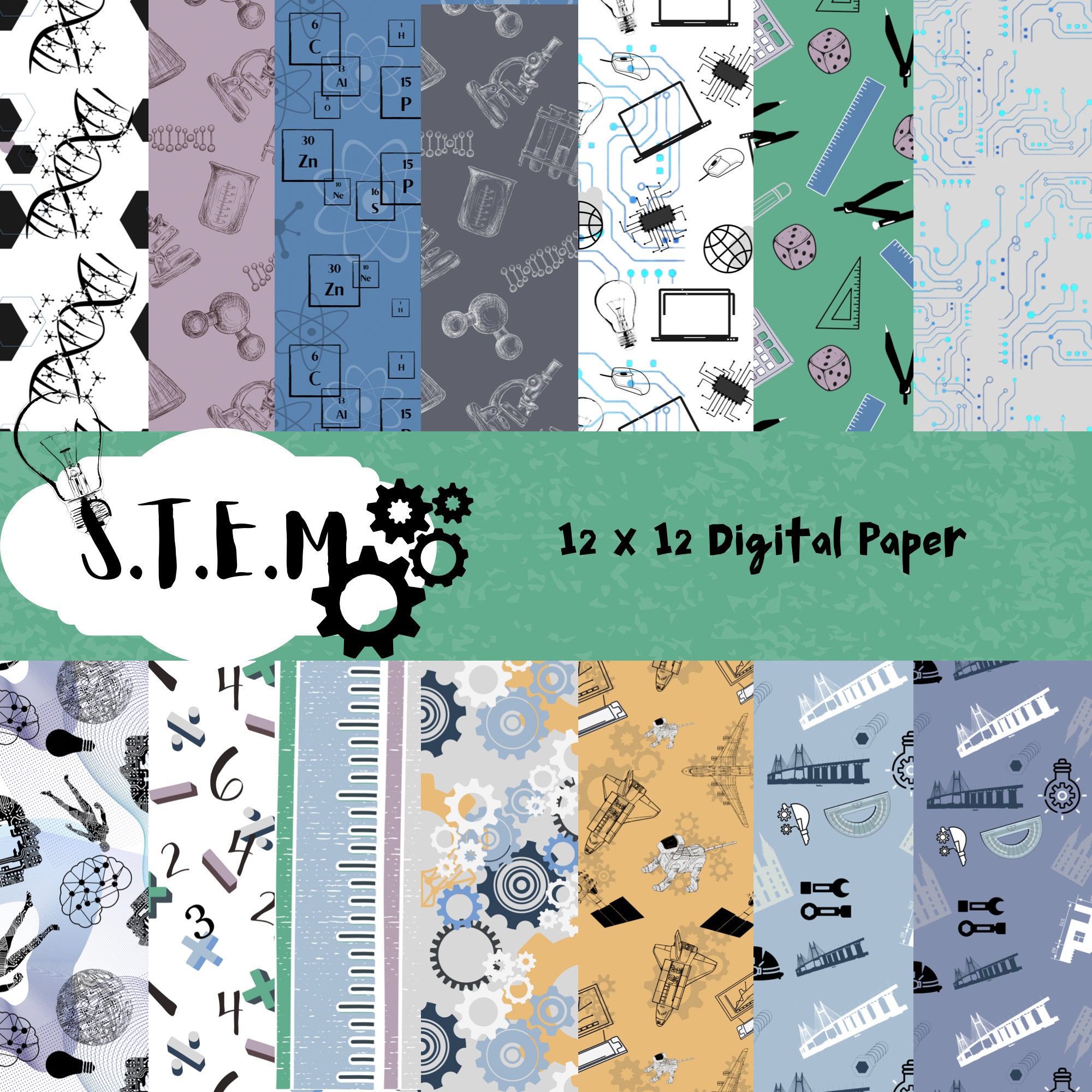S.T.E.M Digital Paper (science, Technology, Engineering, Mathematics ...