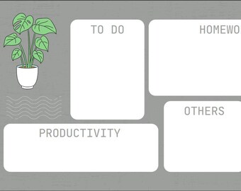 Desktop Organizer Daily Planner - Etsy