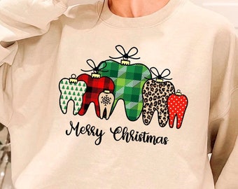 Christmas Teeth Sweater - Etsy