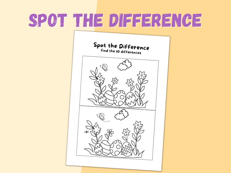 Easter Activity Pack, Printable Easter Kids Activity Bundle, Printable ...