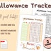 Allowance Tracker for Kids, Allowance Chore Chart, Kids Allowance ...