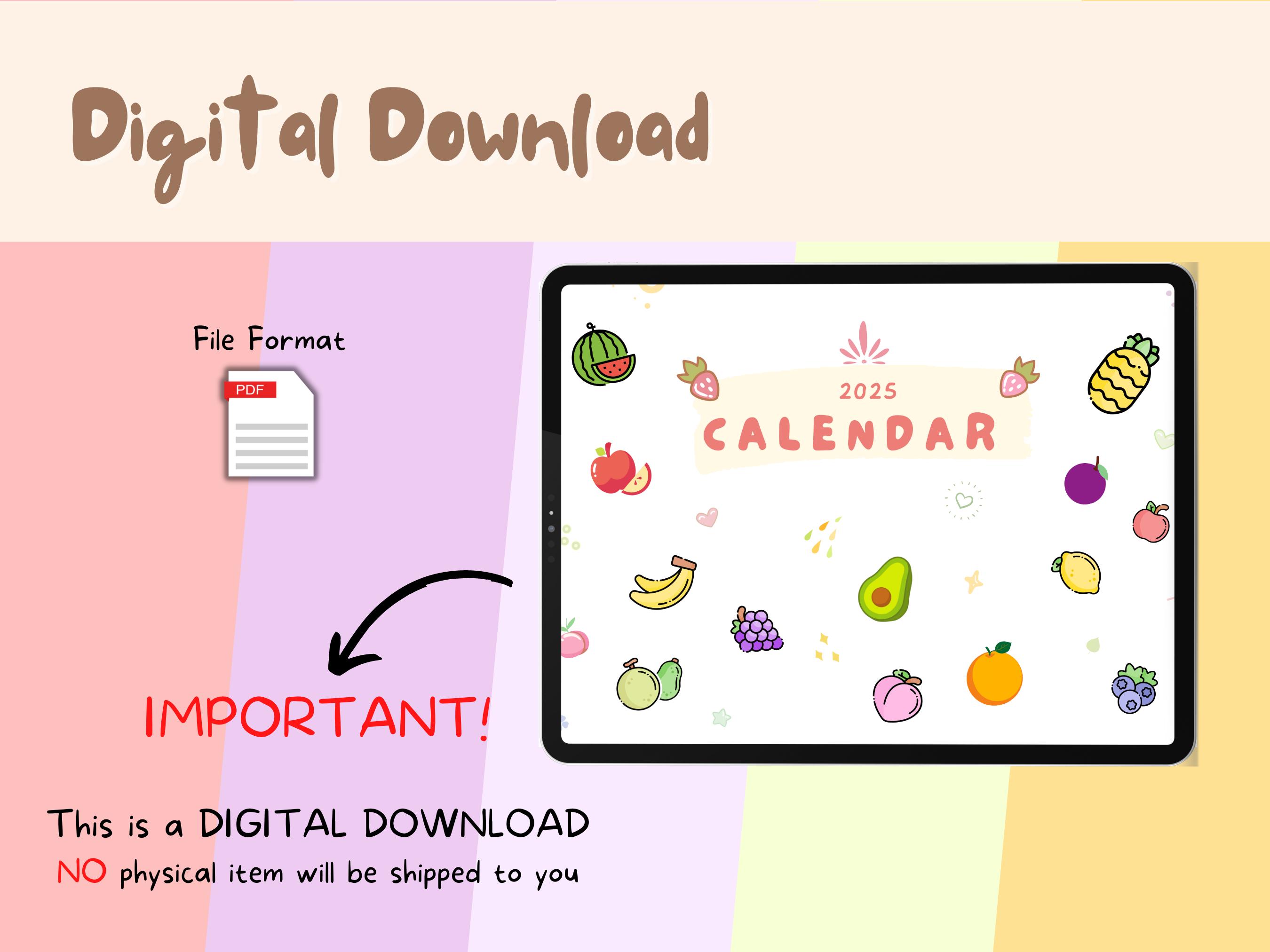 Calender, Strawberry Open Printable Calendar, Open Cute Printable ...