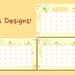 Calender, Pineapple Open Printable Calendar, Open Cute Printable ...