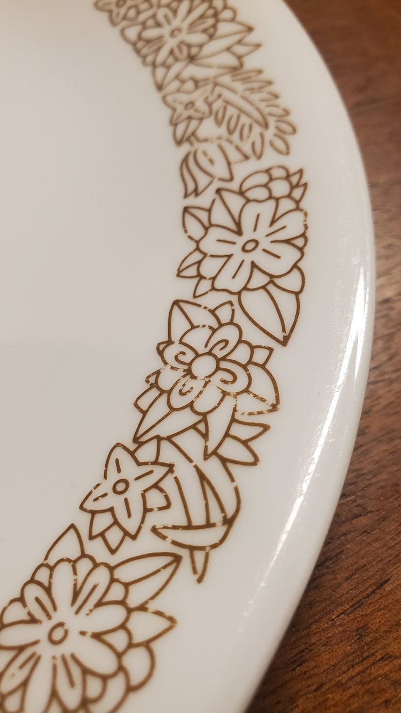 Vintage Corelle Dinner Plate With Brown Woodland Pattern - Etsy