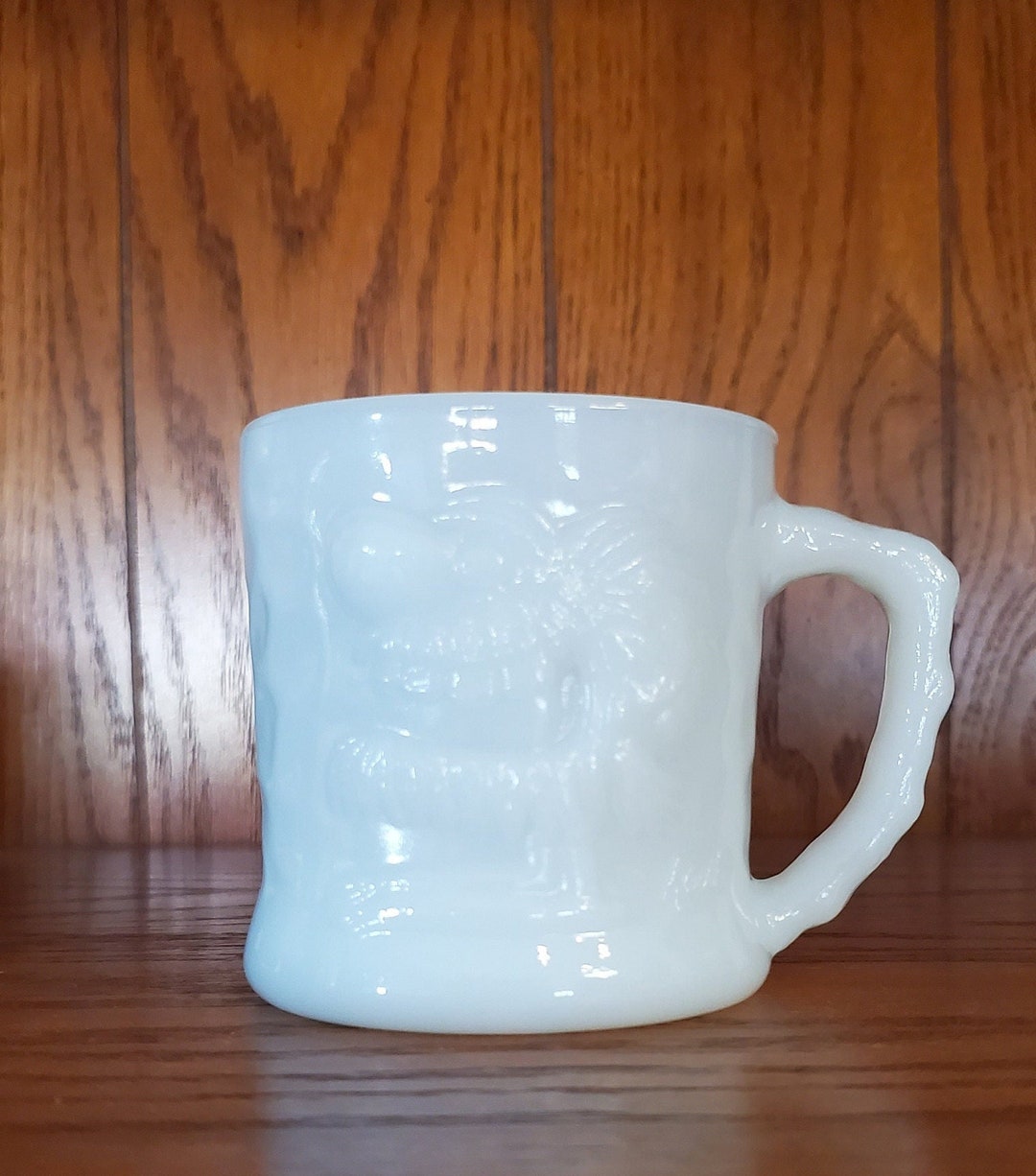 Vintage Grog the Caveman White Glass Mug - Etsy
