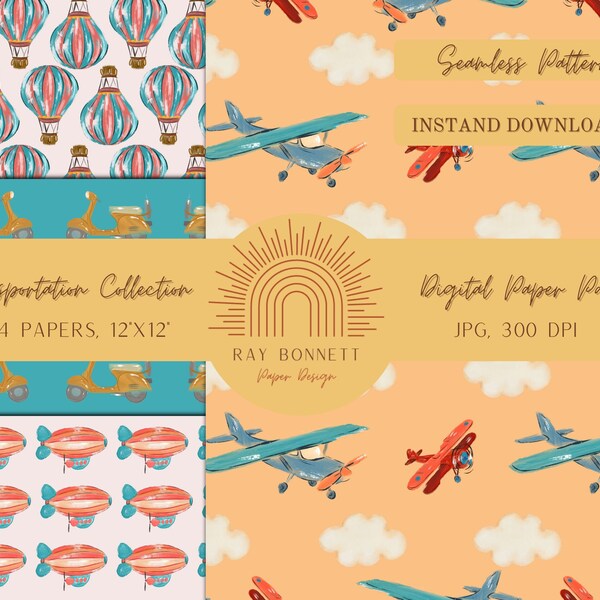 Watercolor Farm Animals, Farm Animals Seamless Pattern, Farm Animals ...