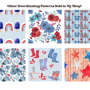 Fourth of July Pattern, Patriotic Pattern for Commercial Use, Fourth of ...