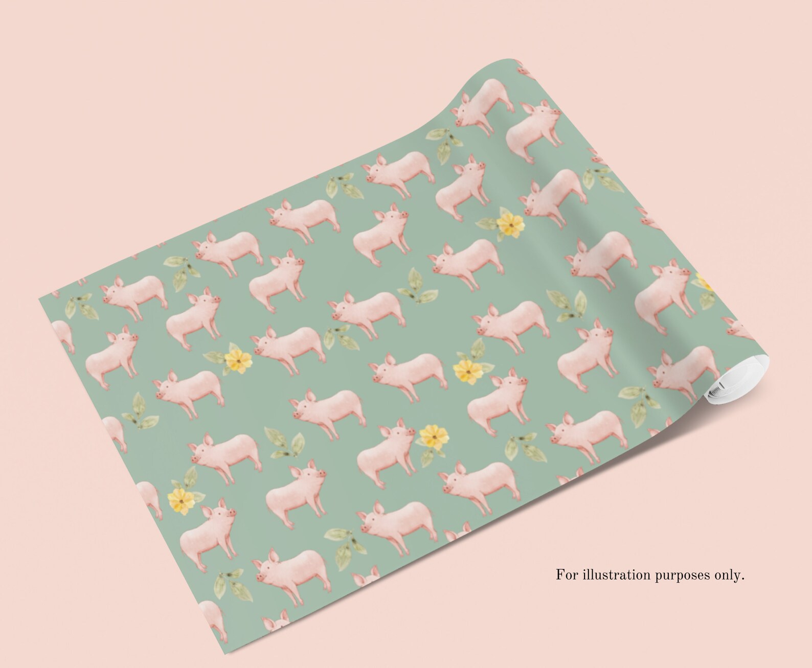 Watercolor Farm Animals, Farm Animals Seamless Pattern, Farm Animals ...