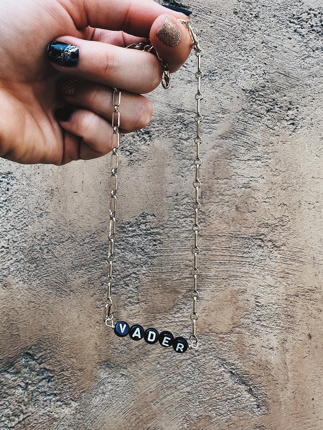 14k Gold Chain Bracelet | Necklace | Rebel Scum | Dark Side | Custom ...