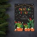 Editable Christmas Fiesta Invitation Cactus Mexican Holiday Fiesta ...