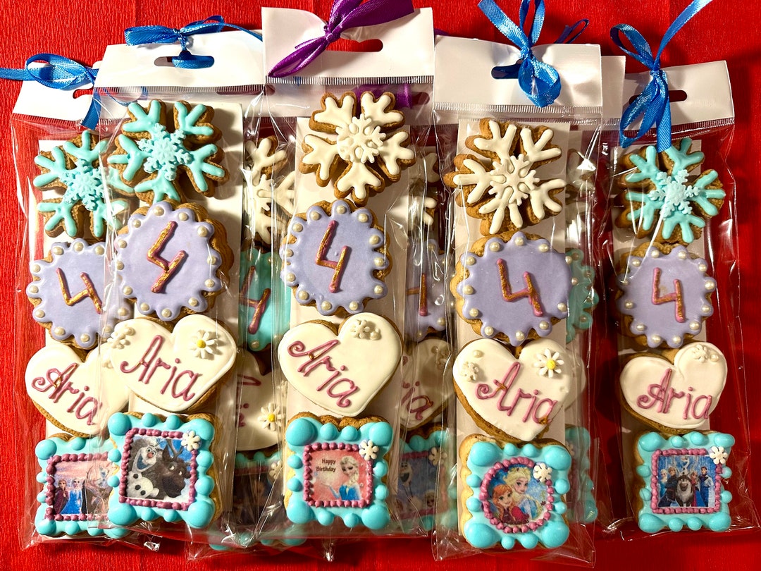 Frozen-inspired Cookies – 1 Dozen (12 Bags, 4 Cookies in Each Set ...