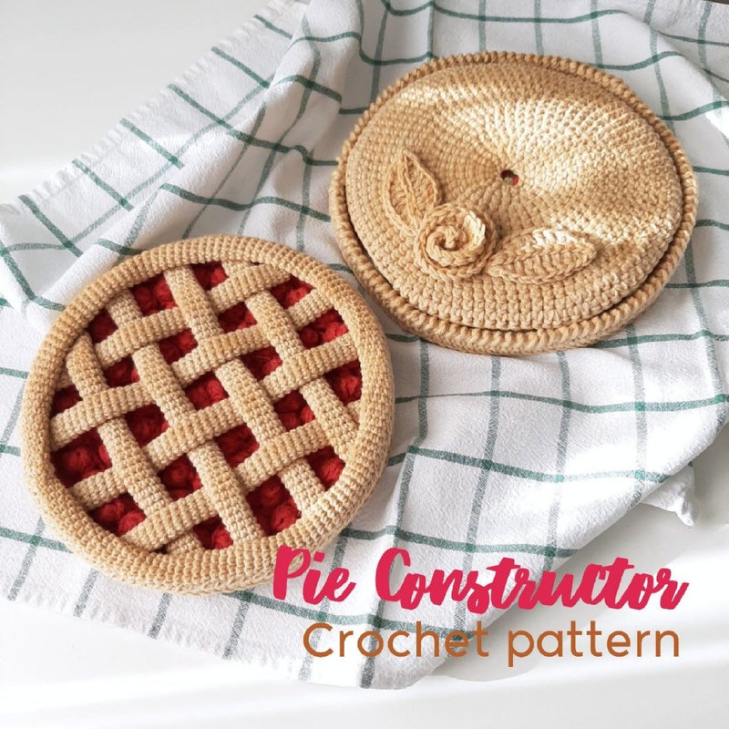 Crochet Cherry Pie - Etsy