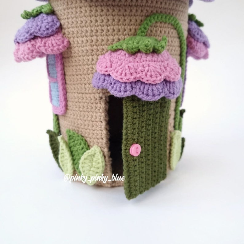 Floral Fairy House Crochet Pattern - Etsy