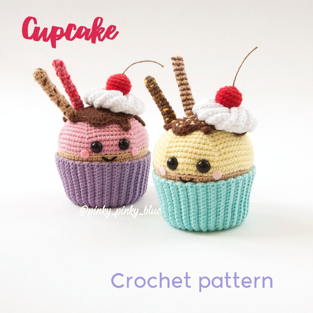 Cupcake Crochet Pattern - Etsy