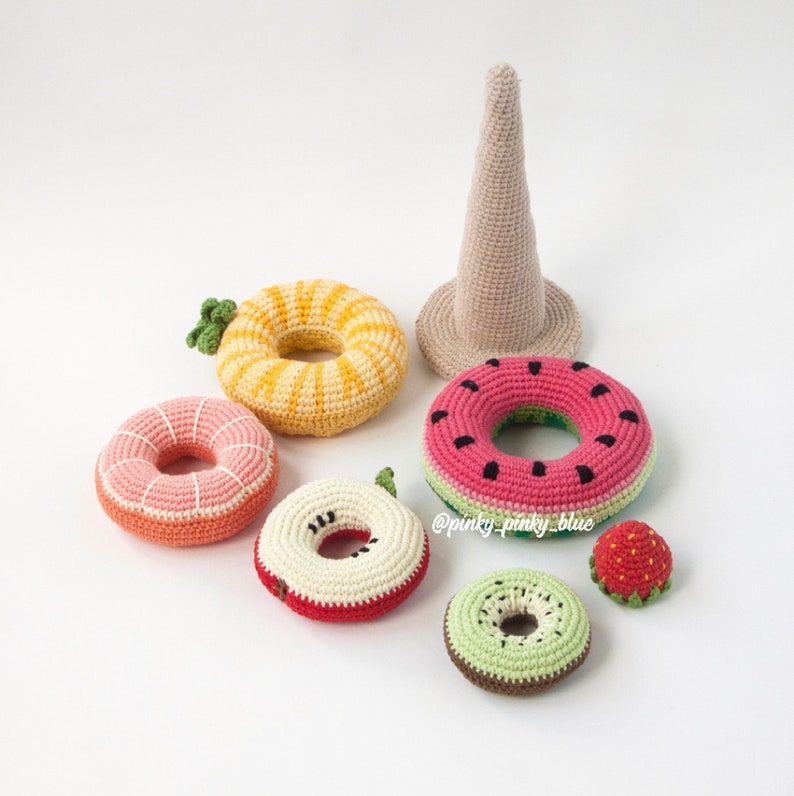 Fruit Stacking Toy Crochet Pattern - Etsy