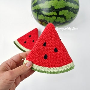 Watermelon Slices Crochet Pattern - Etsy