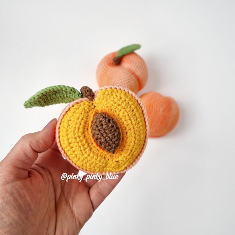Peach Crochet Pattern - Etsy