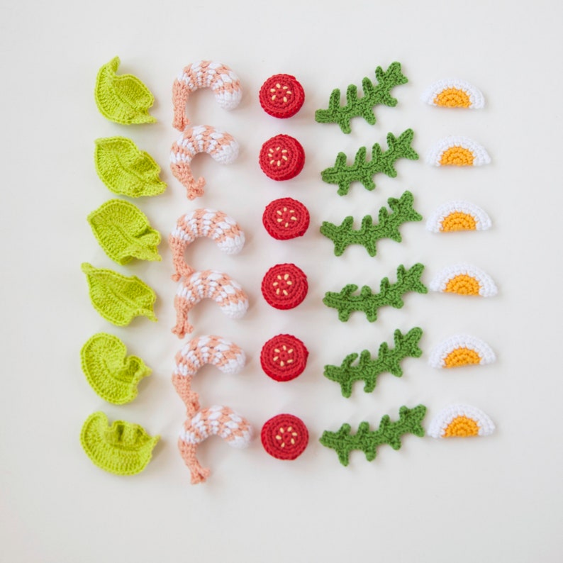 Shrimp Salad Crochet Pattern - Etsy