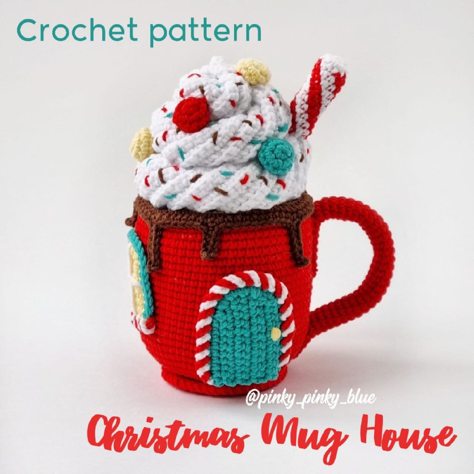 Christmas Mug House Crochet Pattern - Etsy