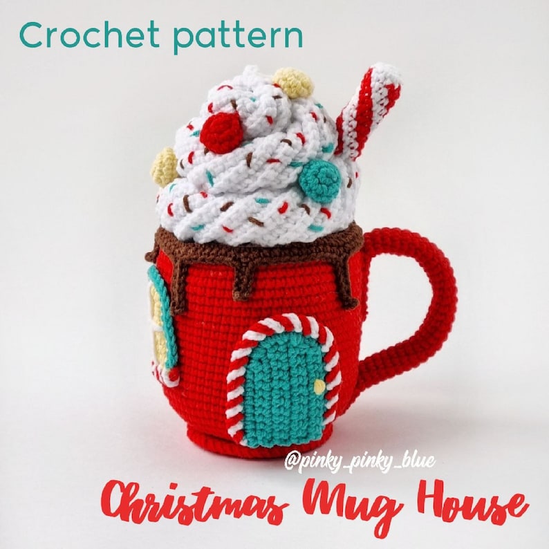 Christmas Mug House Crochet Pattern - Etsy